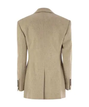 Brunello Cucinelli Single-breasted Wrap-around Waist Jacket