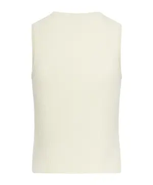 Celine Sleeveless Top In Striped Wool