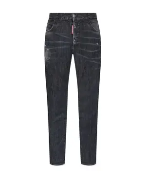 Dsquared2 Distressed Skinny Jeans - Black
