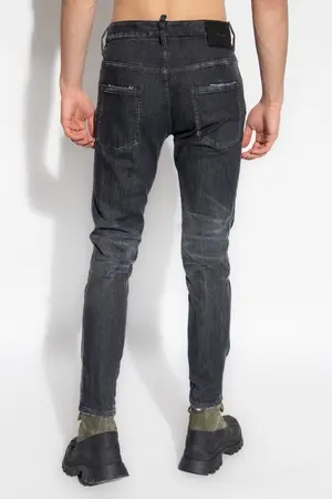 Dsquared2 Distressed Skinny Jeans - Black