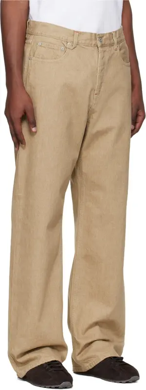 Jacquemus The Straight De-nîmes Denim Jeans - Light Brown