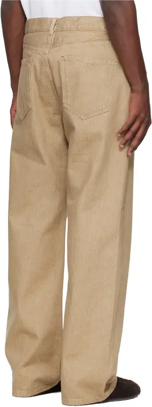Jacquemus The Straight De-nîmes Denim Jeans - Light Brown