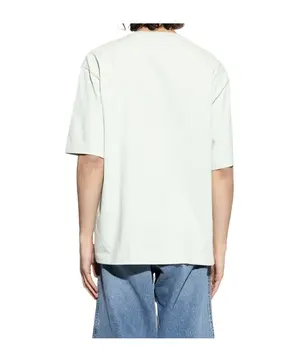 Off-White Crewneck Short-sleeved T-shirt - White
