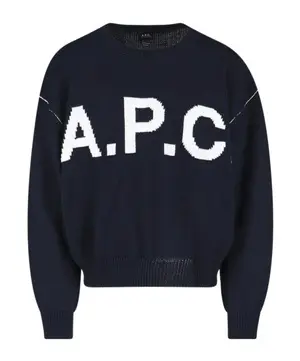 A.p.c. Logo Jumper - Black