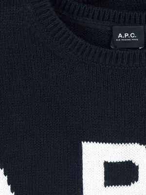 A.p.c. Logo Jumper - Black