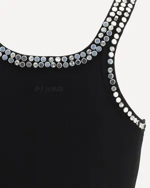Pinko Embellished Sleeveless Top
