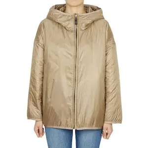 Max Mara Leo Quilted Zipped Jacket - Nude