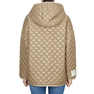 Max Mara Leo Quilted Zipped Jacket - Nude