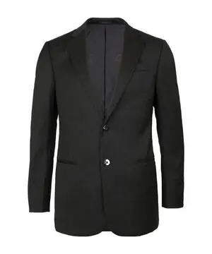 Emporio Armani Single-breasted Logo Suit Jacket