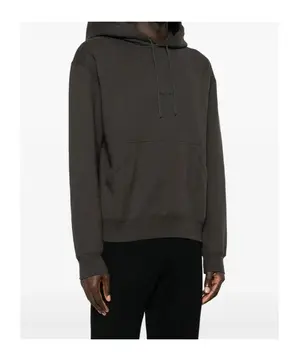 Saint Laurent Embroidered Hoodie - Dark Grey