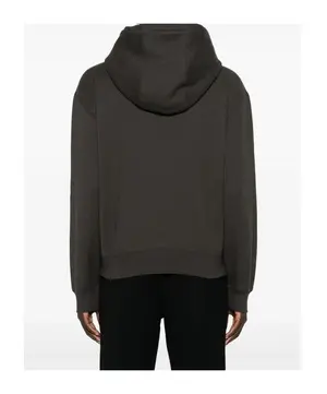 Saint Laurent Embroidered Hoodie - Dark Grey