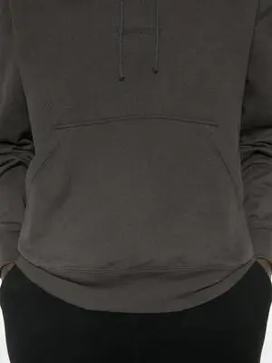 Saint Laurent Embroidered Hoodie - Dark Grey