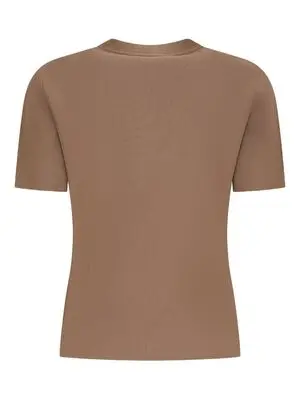 Max Mara Adelio Crewneck Short-sleeved T-shirt - Beige