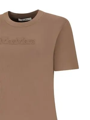 Max Mara Adelio Crewneck Short-sleeved T-shirt - Beige