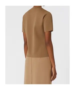 Max Mara Adelio Crewneck Short-sleeved T-shirt - Brown