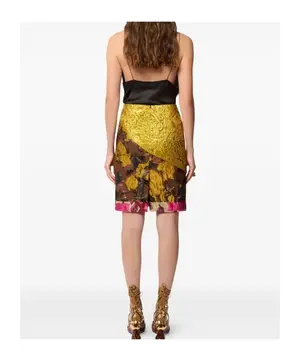 Nina Ricci Jacquard-effect Midi Skirt