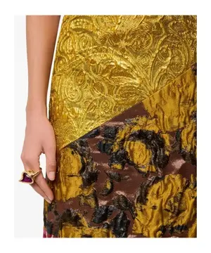 Nina Ricci Jacquard-effect Midi Skirt