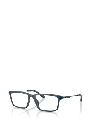 Emporio Armani Rectangle Frame Glasses - Gray