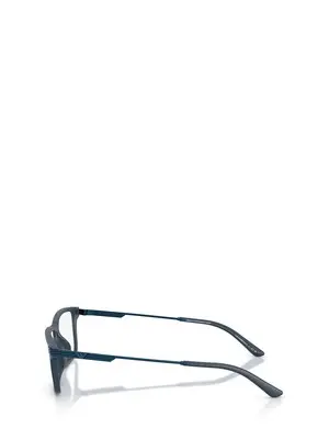 Emporio Armani Rectangle Frame Glasses - Gray