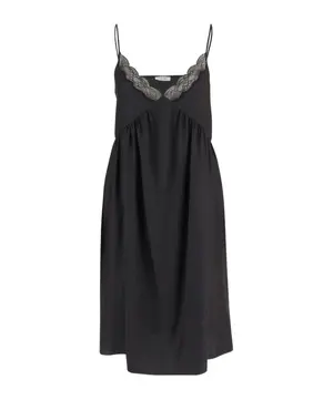 THE ROW Lace Trim Slip Dress
