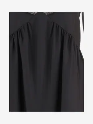 THE ROW Lace Trim Slip Dress