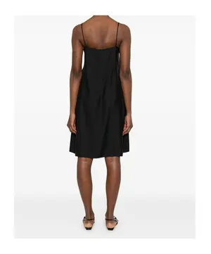 THE ROW Lace Trim Slip Dress