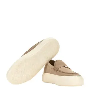 Hogan Platform Loafers With H Pendant Detail