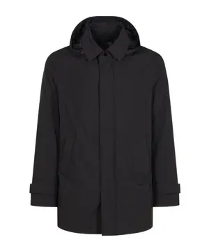 Herno Hooded Down Jacket - Black