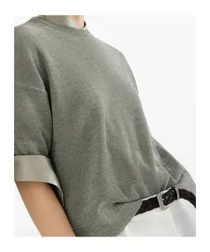 Brunello Cucinelli Short Sleeve Crewneck Jumper