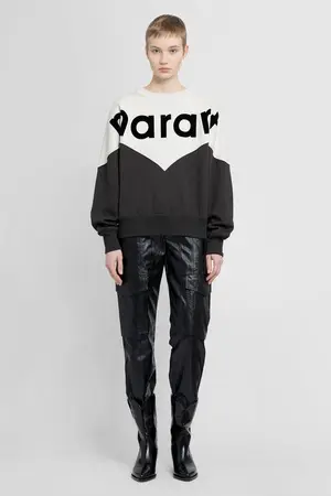 Isabel Marant Étoile Paneled Logo Sweatshirt - Black