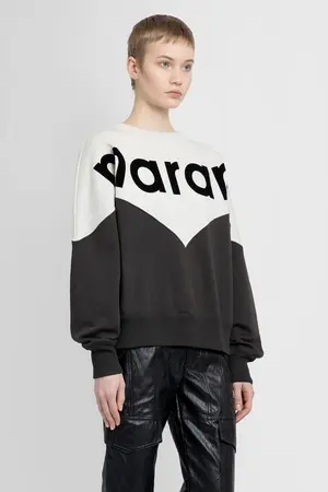 Isabel Marant Étoile Paneled Logo Sweatshirt - Black