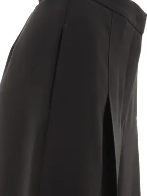 Max Mara Sportmax High Waist Wide Leg Trousers - Black