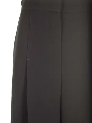 Max Mara Sportmax High Waist Wide Leg Trousers - Black