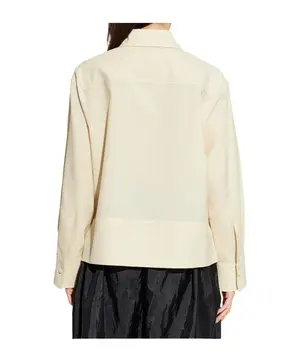 JIL SANDER Long-sleeved Buttoned Shirt - Nude