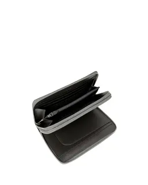 Emporio Armani Logo Detail Wallet - Gray
