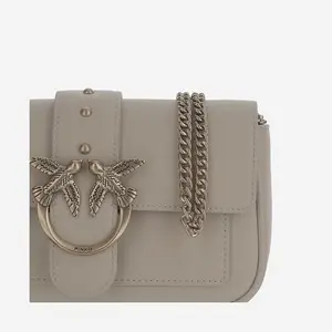 Pinko Love One Pocket Bag - Nude