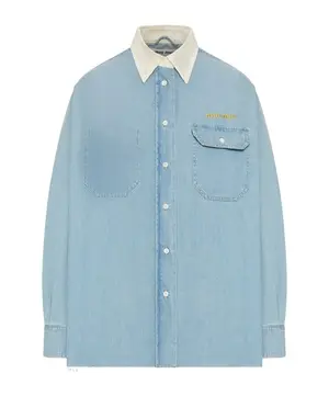 Miu Miu Oversized Denim Shirt