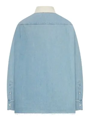 Miu Miu Oversized Denim Shirt