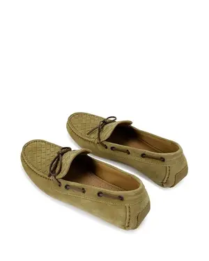 Bottega Veneta Woven Detail Loafers