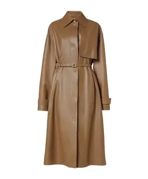 Fendi Belted Midi Trench Coat