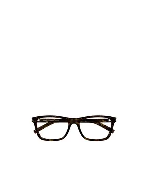 Saint Laurent Rectangle Frame Eyeglasses - Black