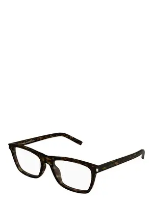 Saint Laurent Rectangle Frame Eyeglasses - Black