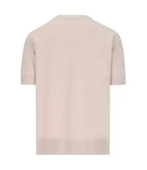 Max Mara Logo Intarsia Crewneck Top