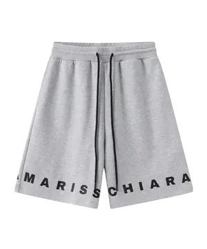 Marissa Chiara Logo Print Drawstring Shorts