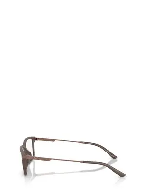 Emporio Armani Rectangular Frame Eyeglasses - Gray