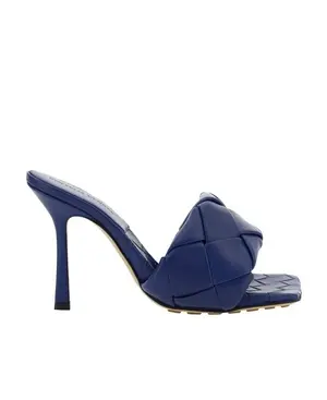 Bottega Veneta Lido Intrecciato Sandals - Blue