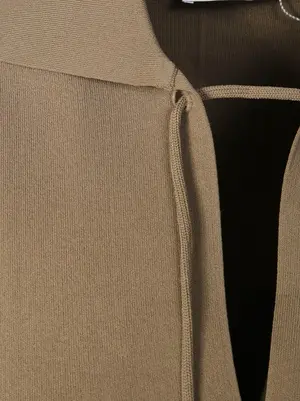 Max Mara Poltava Short-sleeved Drawstring Jumper - Hazelnut Brown