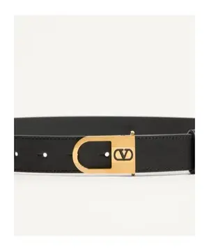 Valentino Garavani Vlogo Signature Belt - Black