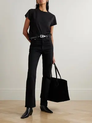 AGOLDE Adine Cropped Knit T-shirt