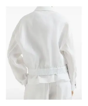 Brunello Cucinelli Zip-up Shirt Jacket With Patch Pockets